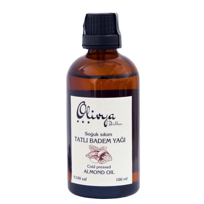Soğuk Sıkım Tatlı Badem Yağı 100 ML